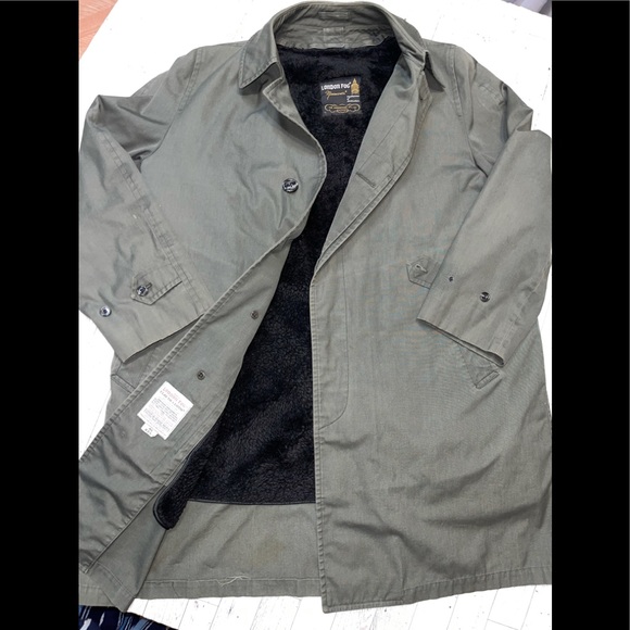 London Fog | Jackets & Coats | London Fog Green Towne Trench Coat Size ...